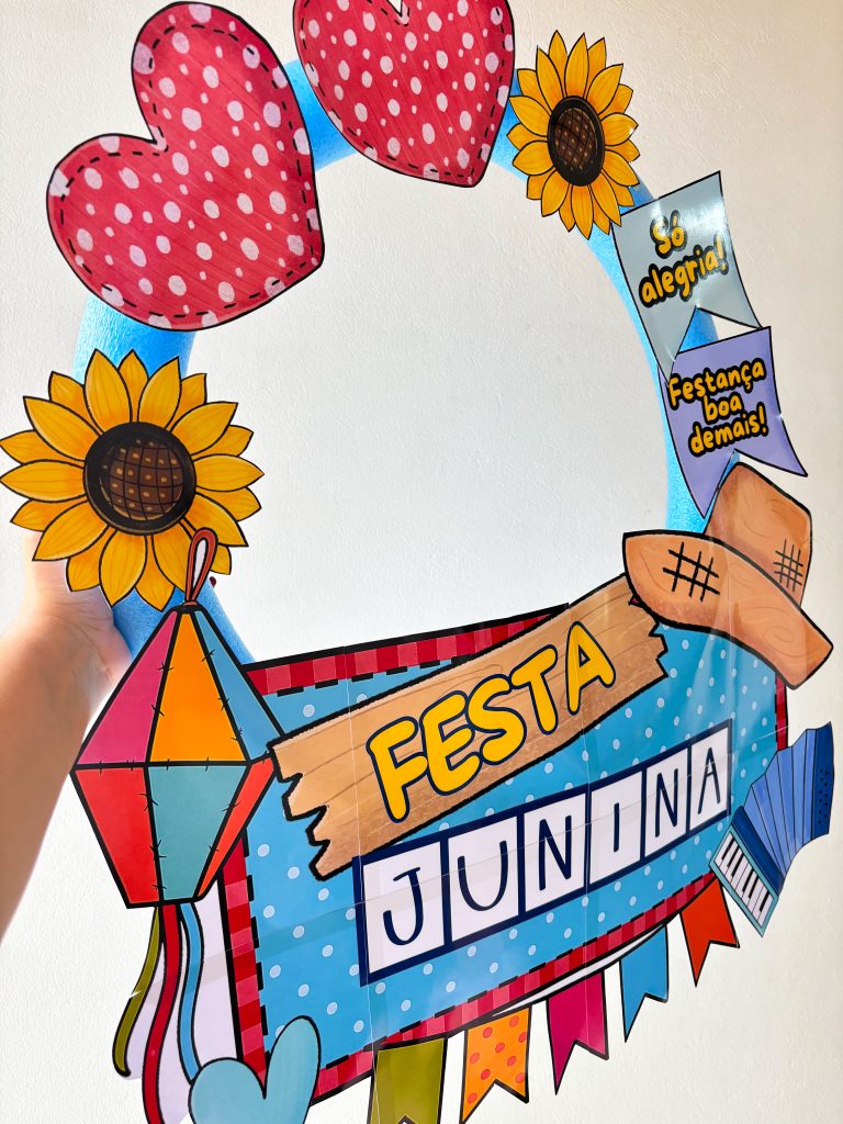 Moldura para fotos – Festa Junina (e JULINA) – Loja – Português Encantado